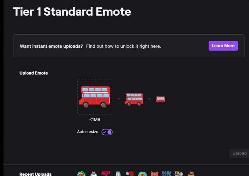 Twitch Emote, Discord Emoji, Loyalty Badge, Double Decker Bus - Etsy