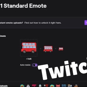 Double Decker Bus Emote PNG, Twitch Emote, Discord Emoji, Streamer ...