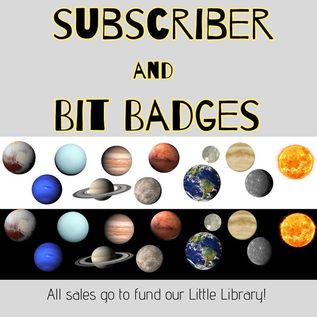 Twitch Sub Badges, Streamer Loyalty Badge, Youtube, Discord - Etsy