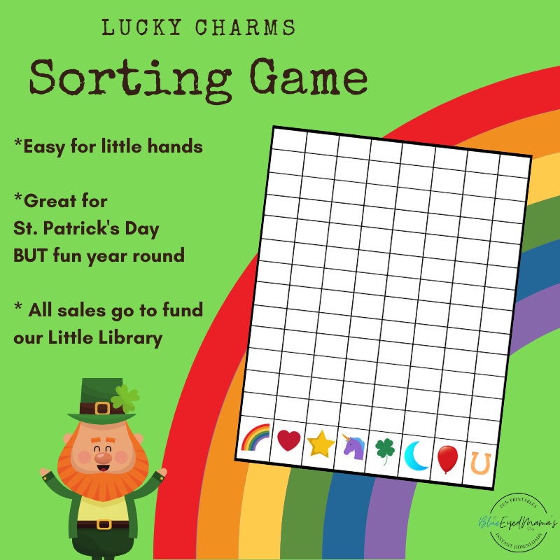 Sorting Activity and Game for St. Patrick's Day - Etsy