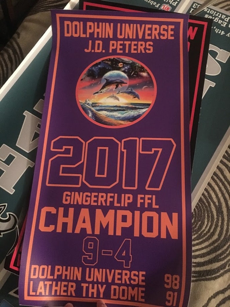 Custom Fantasy Championship Banner Fantasy Champion - Etsy