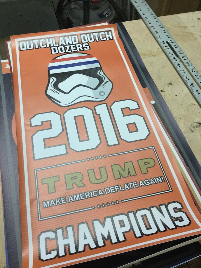 Custom Fantasy Championship Banner Fantasy Champion | Etsy