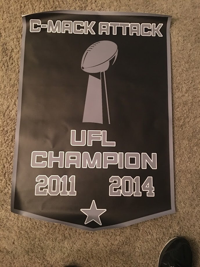 Custom Fantasy Championship Banner Fantasy Champion | Etsy