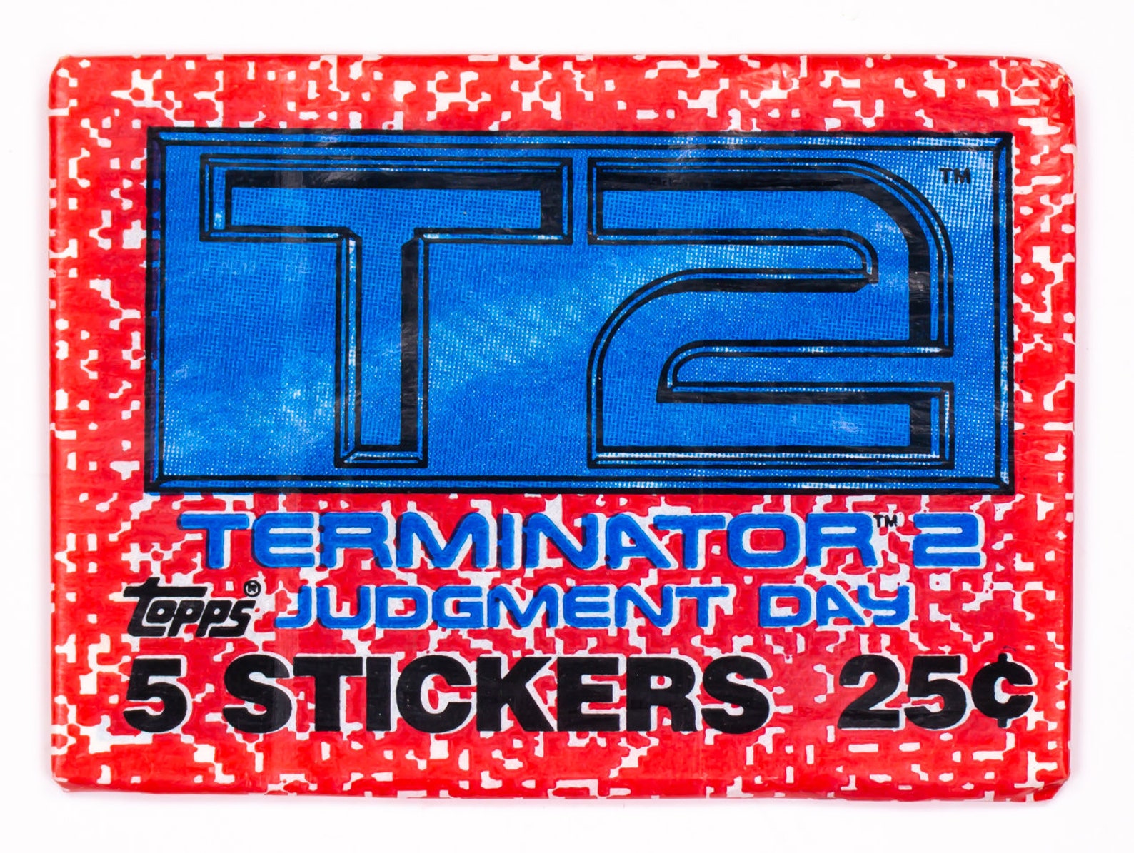 Terminator 2 Vintage Sticker Trading Cards ONE Wax Pack T2 - Etsy