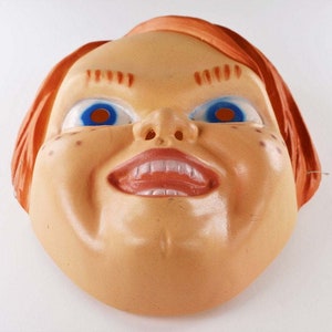 Childs Play Vintage Chucky Halloween Mask Horror Slasher Film Movie ...