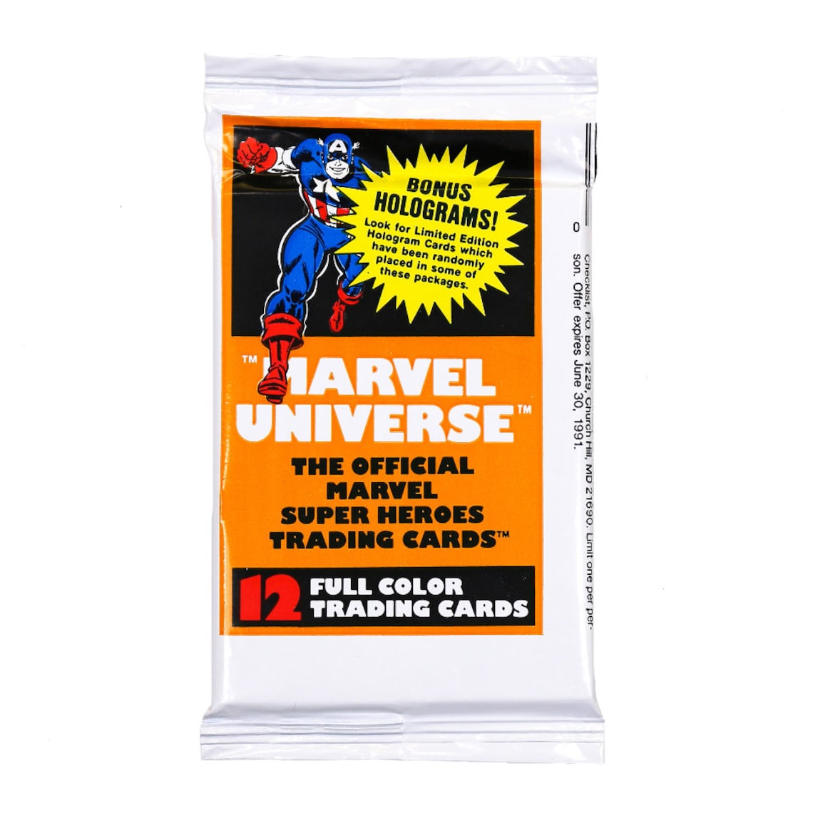 Vintage 1990 Impel Marvel Universe Series 1 Cards ONE FULL BOX 36 Packs ...