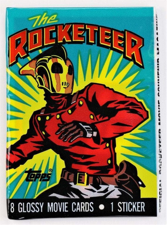 The Rocketeer Vintage Trading Cards ONE Wax Pack 1991 Topps | Etsy