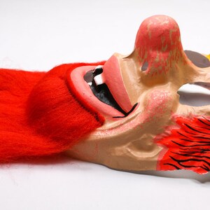 Vintage Ben Cooper Hillbilly Halloween Mask 70's Collegeville Topstone ...