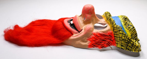 Vintage Ben Cooper Hillbilly Halloween Mask 70's Coll… - Gem