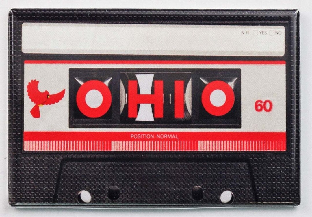 Ohio Cassette Tape FRIDGE MAGNET Ohio State OSU Music - Etsy