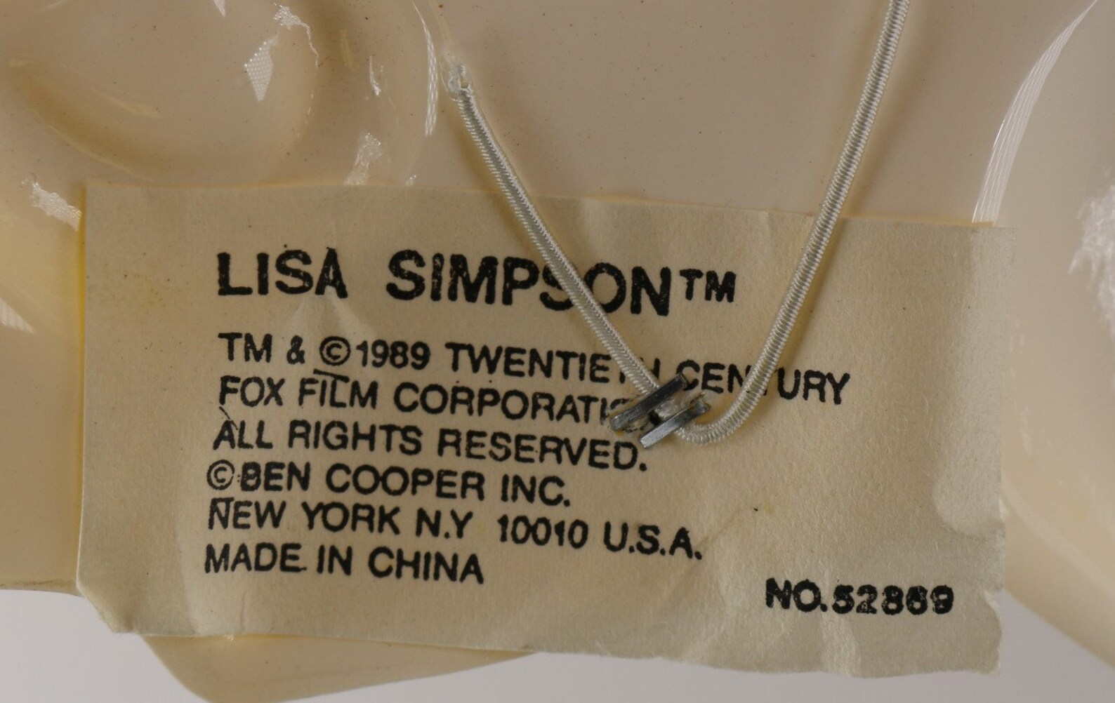 Vintage Ben Cooper the Simpsons Lisa Simpson Halloween Mask | Etsy