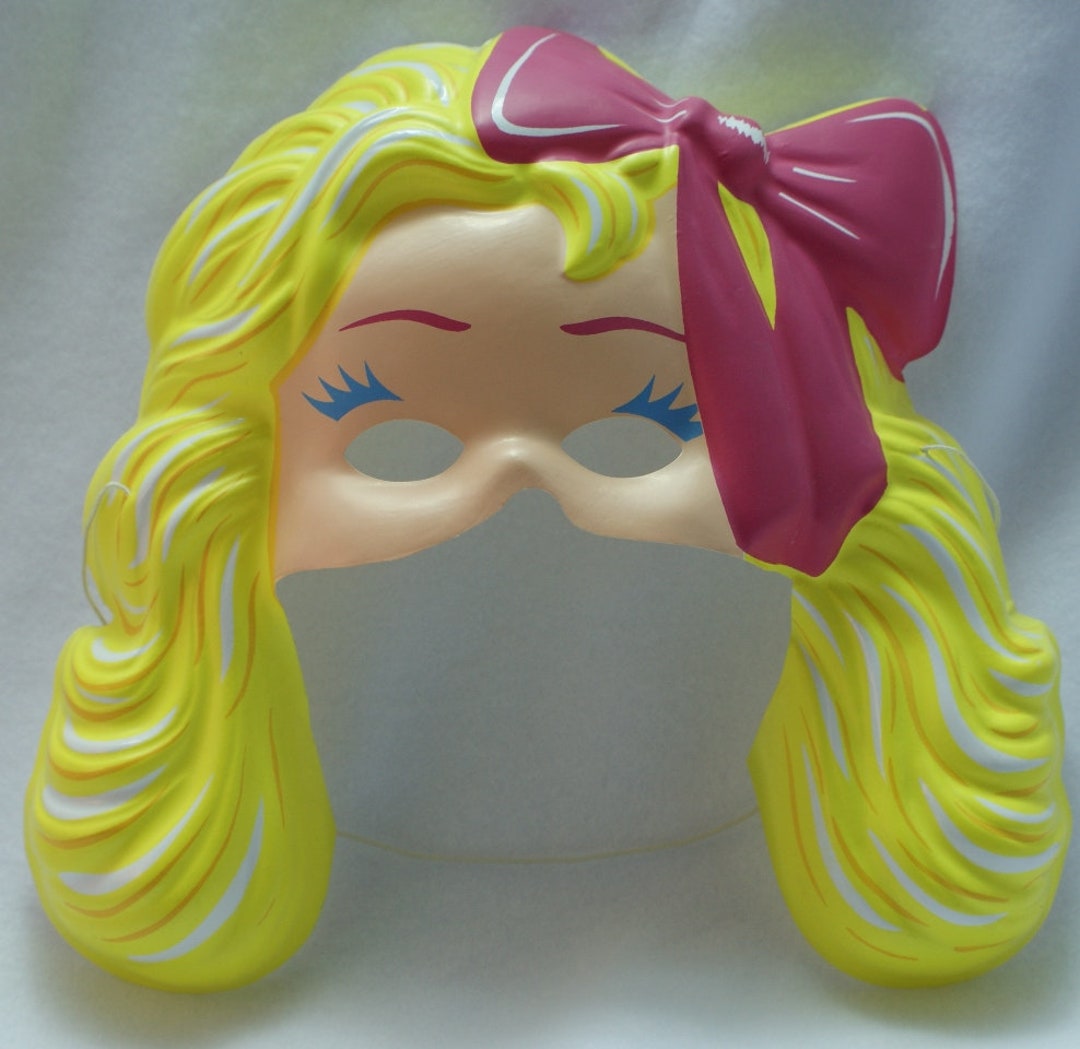 Vintage Fashion Barbie Mattel Halloween Mask Doll Makeup Style - Etsy