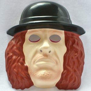 The Undertaker Vintage Halloween Mask WWF WWE Wrestler Wrestling ...