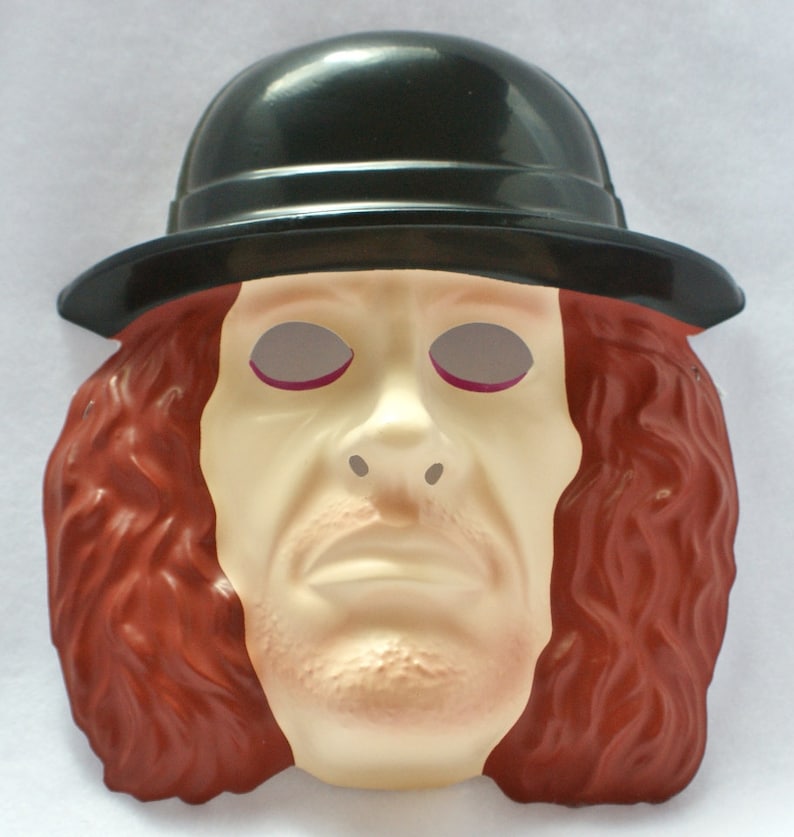 The Undertaker Vintage Halloween Mask WWF WWE Wrestler Wrestling ...