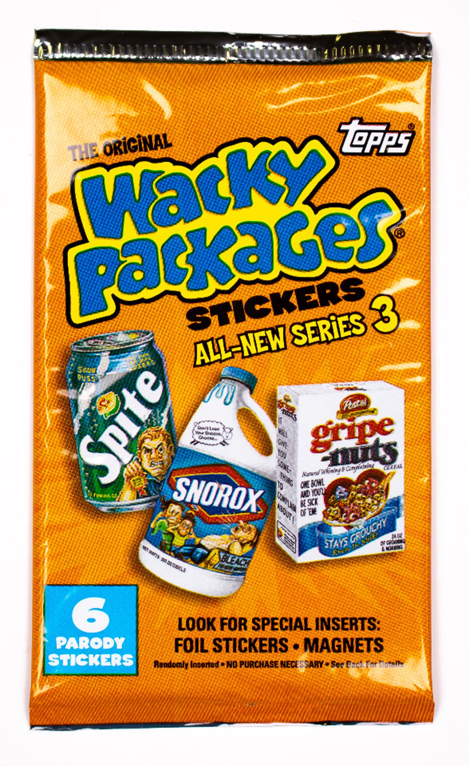 Topps Vintage Wacky Packages Series 3 Stickers Trading Cards | Etsy