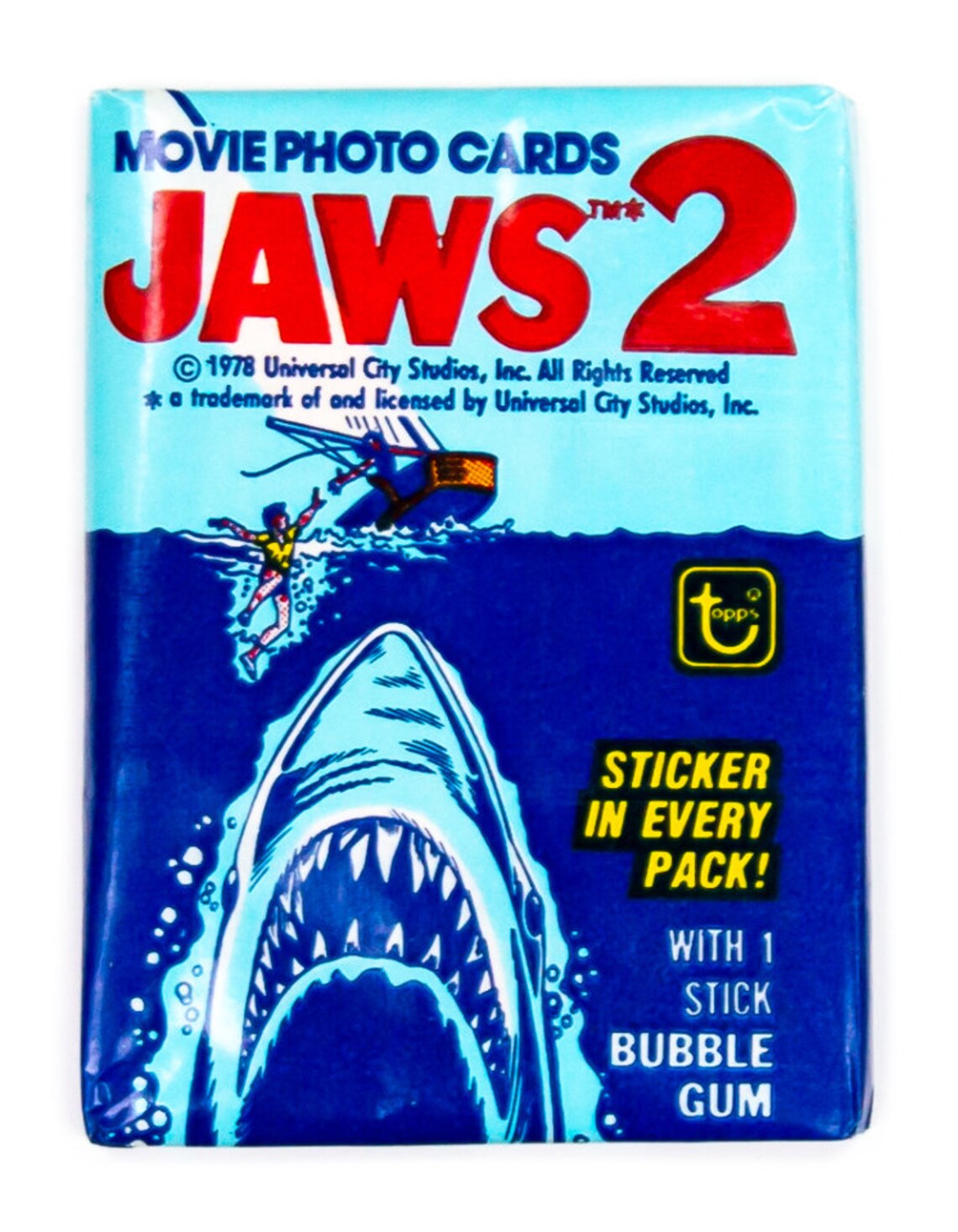 Jaws 2 Vintage Trading Cards ONE Wax Pack 1978 Topps Shark | Etsy