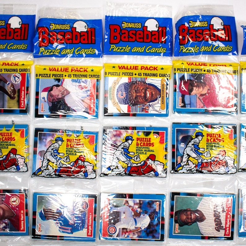 Vintage 1988 Donruss Baseball Card One Random Rack Pack | Etsy