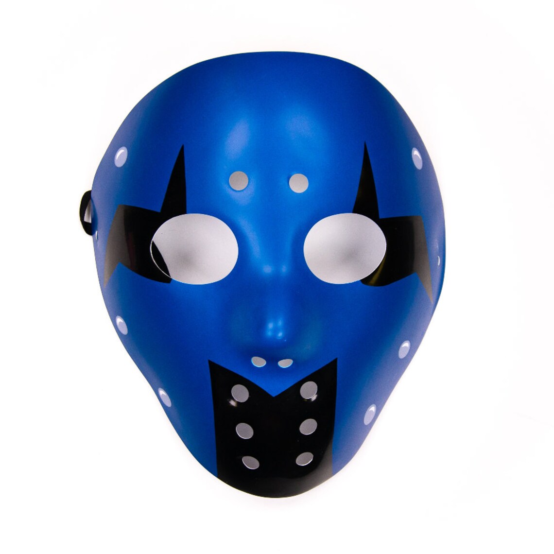 Blue & Black Goalie Halloween Mask Jason Friday the 13th - Etsy