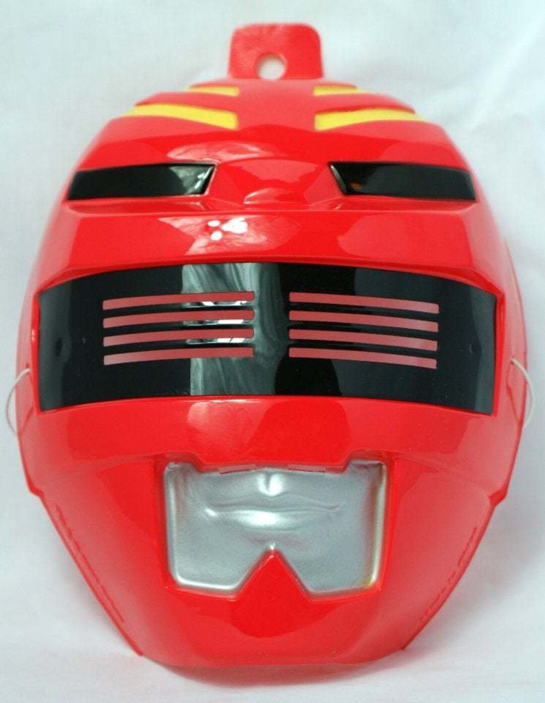 Red Power Ranger Halloween Mask PVC Near Vintage 1999 Rubies - Etsy