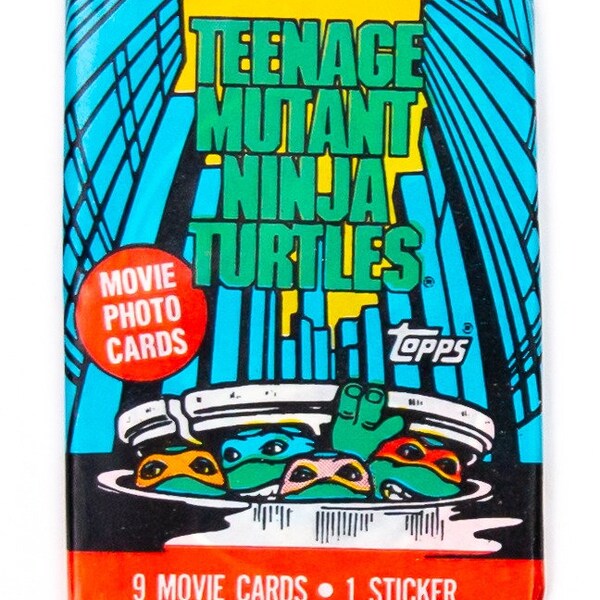 Tmnt Vintage Movie Trading Cards - Etsy