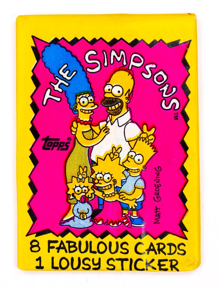 The Simpsons Vintage Trading Cards TWO Wax Packs 1990 Topps - Etsy