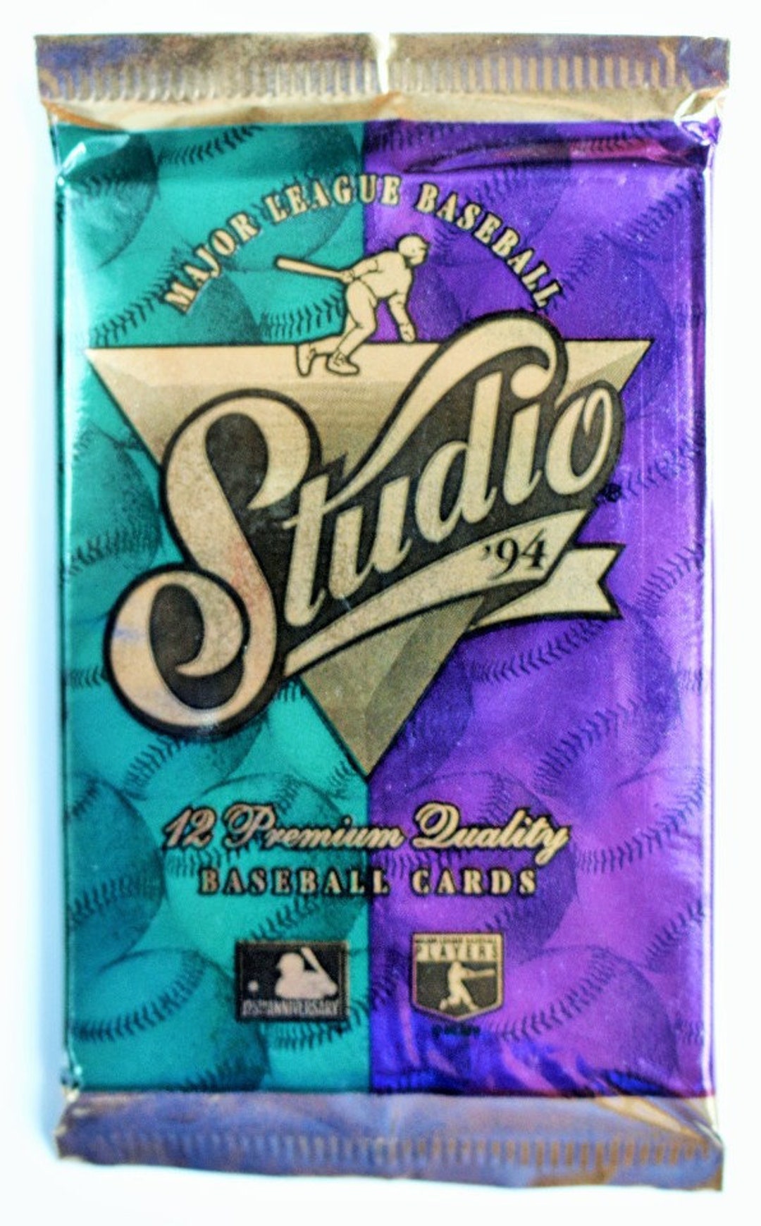 Vintage 1994 Leaf Studio Baseball Trading Cards MLB Foil Pack 94 ...