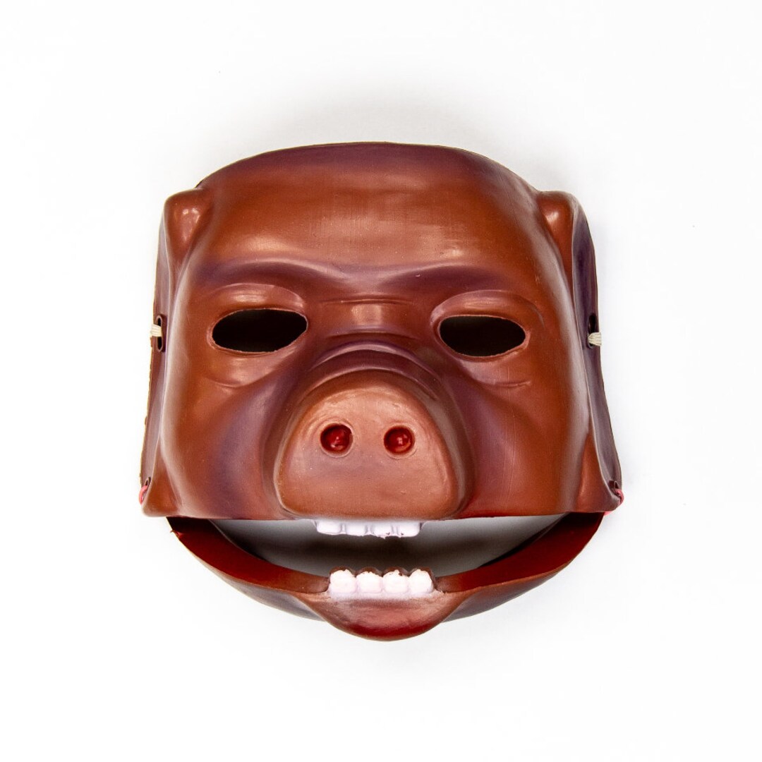 Rare Vintage Pig Face Halloween Mask With Moveable Jaw 1970's - Etsy