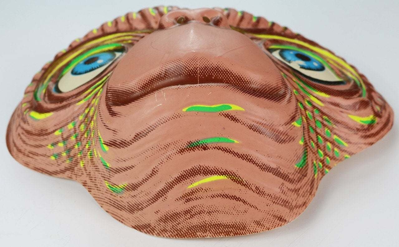 Vintage E.T. Extra Terrestrial Halloween Mask Universal - Etsy