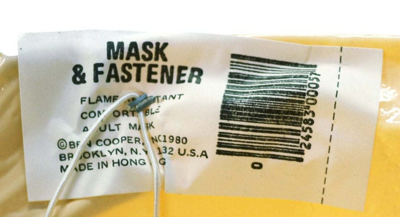 Vintage Ben Cooper Old Man Halloween Mask 1980 Grandpa Elderly - Etsy