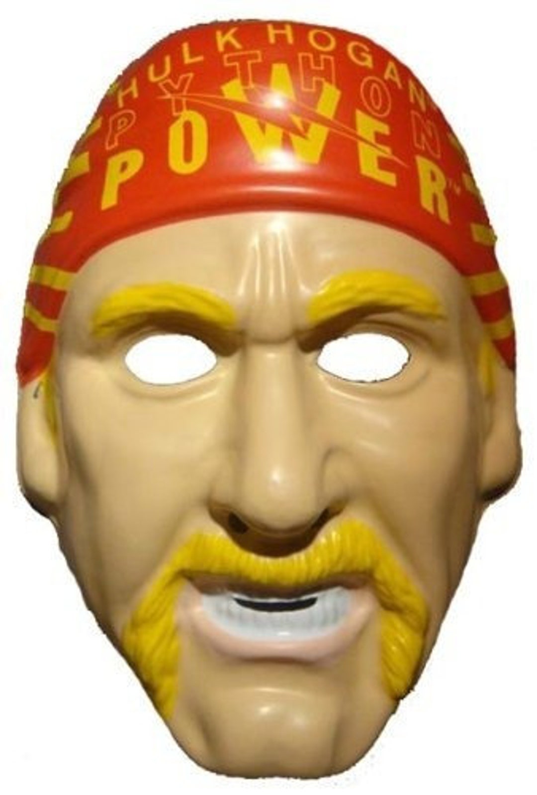 Vintage WWF Hulk Hogan Halloween Mask WWE Wrestling Wrestler - Etsy
