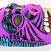 Vintage Purple Monster Halloween Mask Neon 1980s Gorilla Ape - Etsy