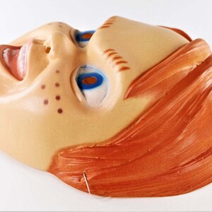 Childs Play Vintage Chucky Halloween Mask Horror Slasher Film Movie ...