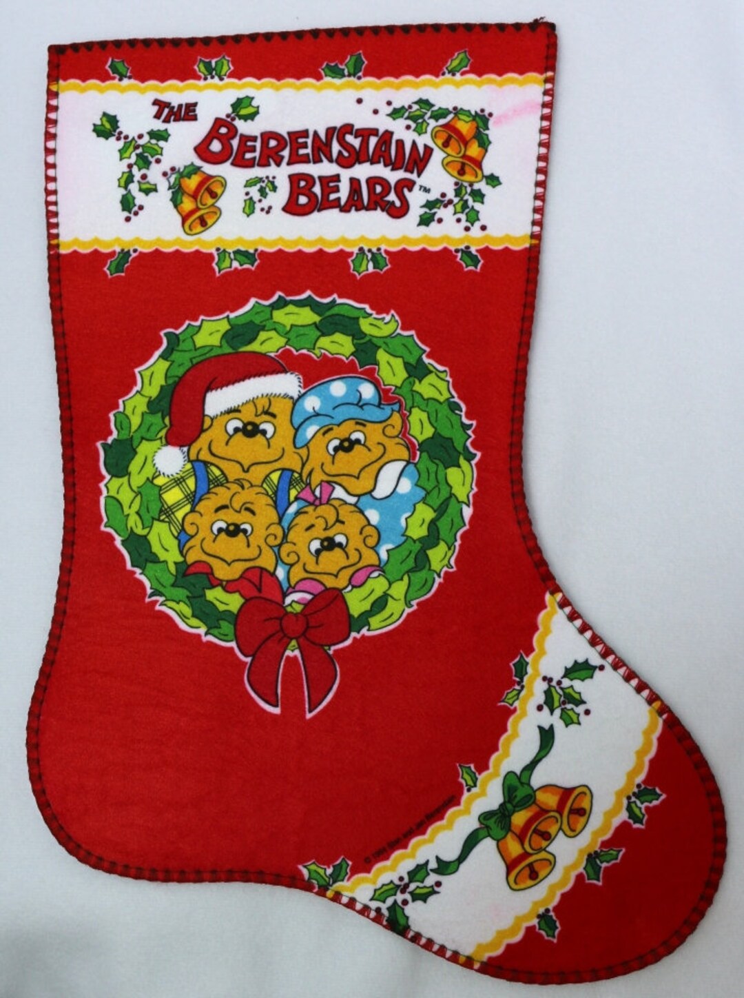 Vintage the Berenstain Bears Christmas Stocking Felt Stockings - Etsy
