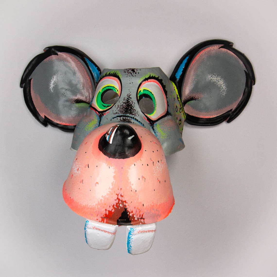 Vintage Rat Halloween Mask Ben Cooper Collegeville Halco | Etsy