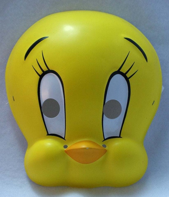 Looney Tunes Tweety Bird Vintage Halloween Mask Rubies 1994 - Etsy