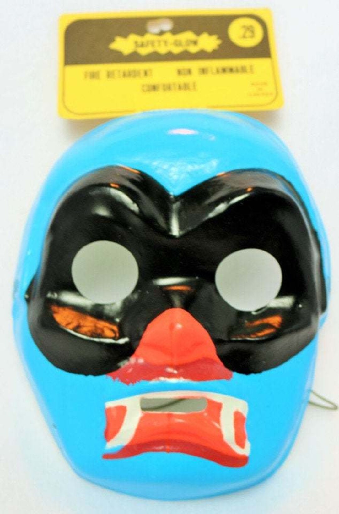 Vintage Blue Phantom Vampire Halloween Mask Masked Hero 1960s 1967 ...