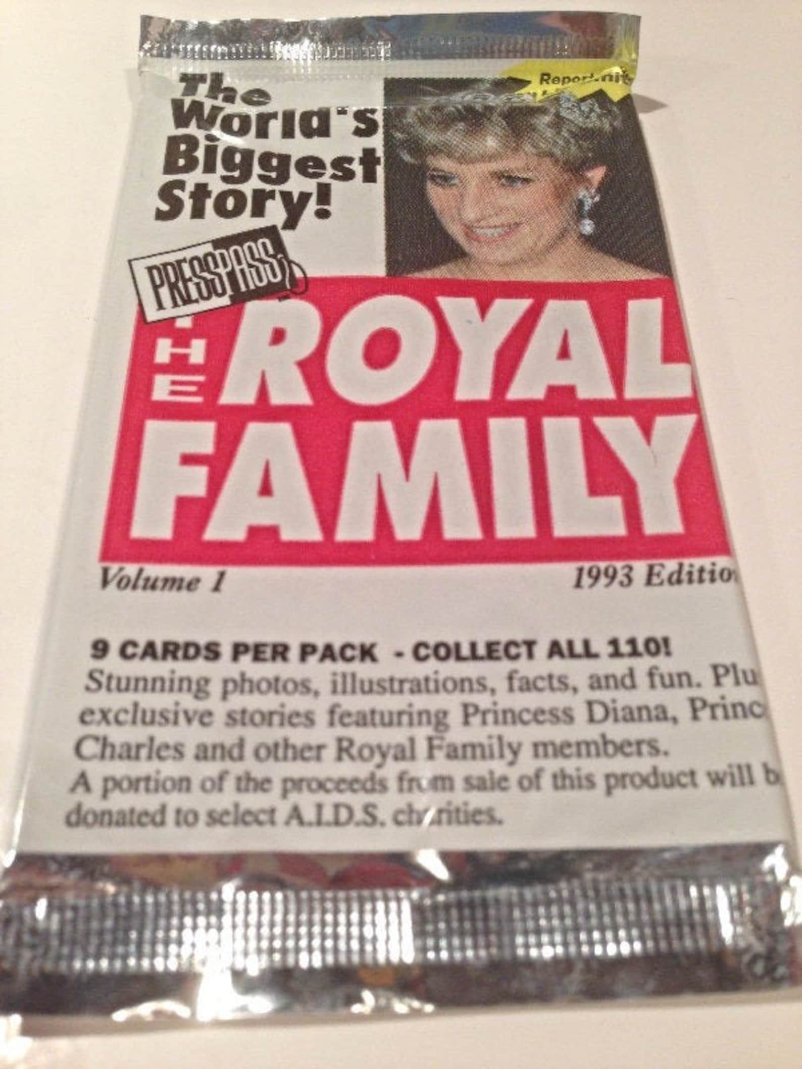 Vintage the Royal Family Trading Cards 1993 Princess Diana Wax - Etsy