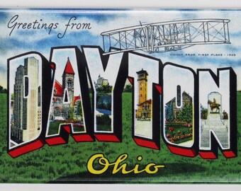Dayton Postcard - Etsy