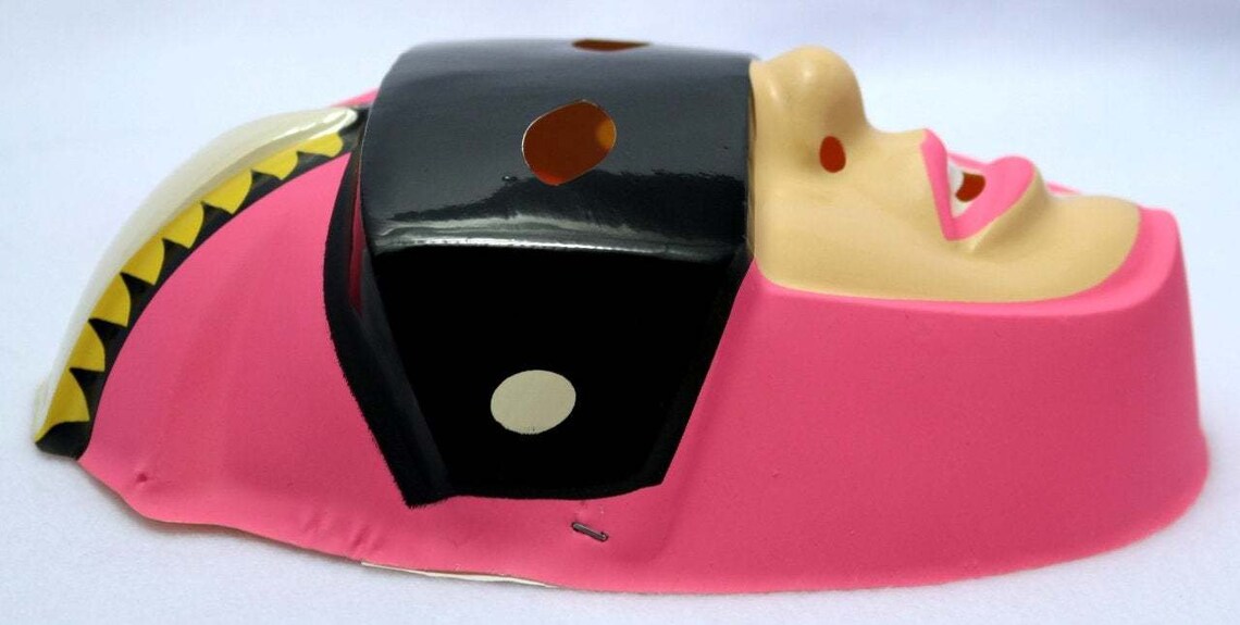 Vintage Pink VR Troopers Halloween Mask Rubies Girls Costume - Etsy