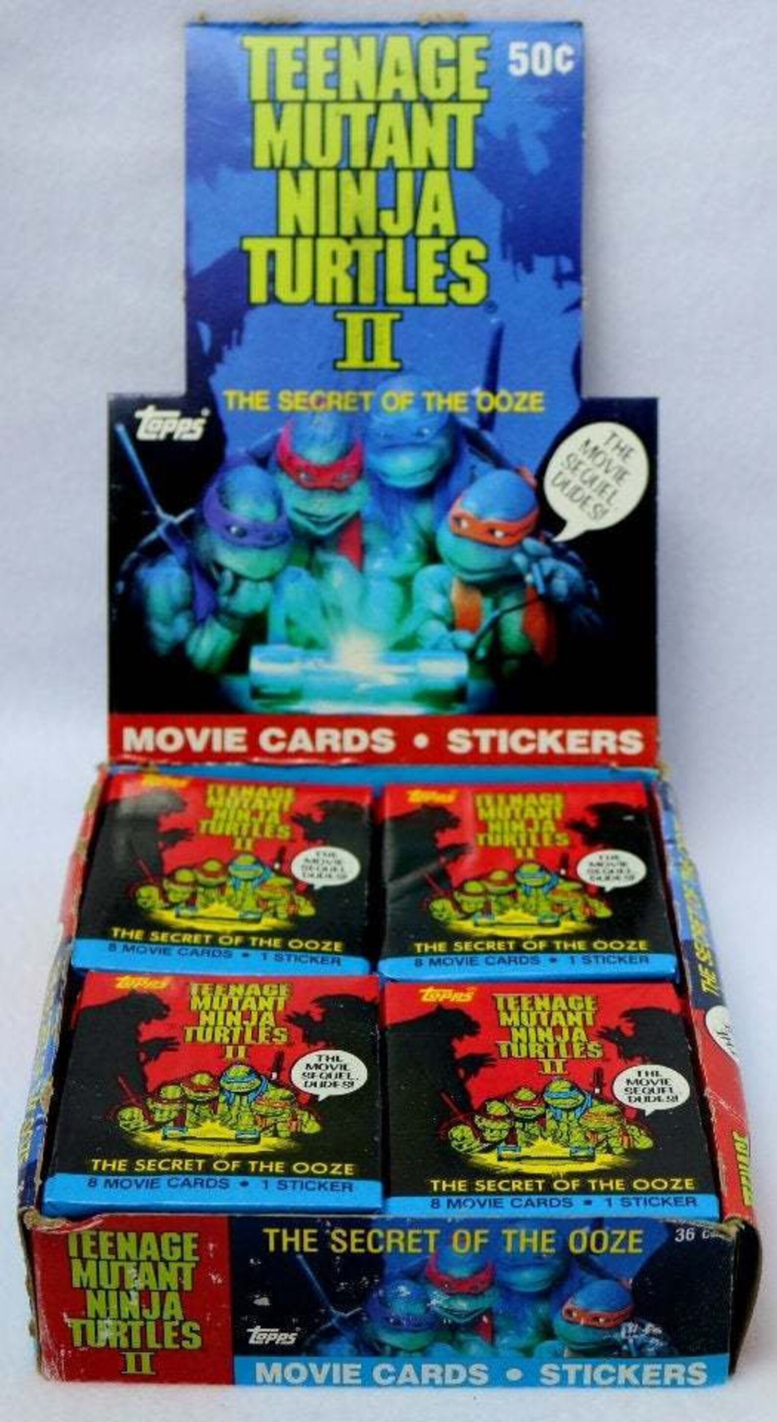 Vintage Topps TMNT Teenage Mutant Ninja 2 Turtles Wax Pack - Etsy