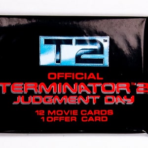 Terminator 2 Judgement Day Movie Vintage Trading Cards ONE Pack 1991 ...