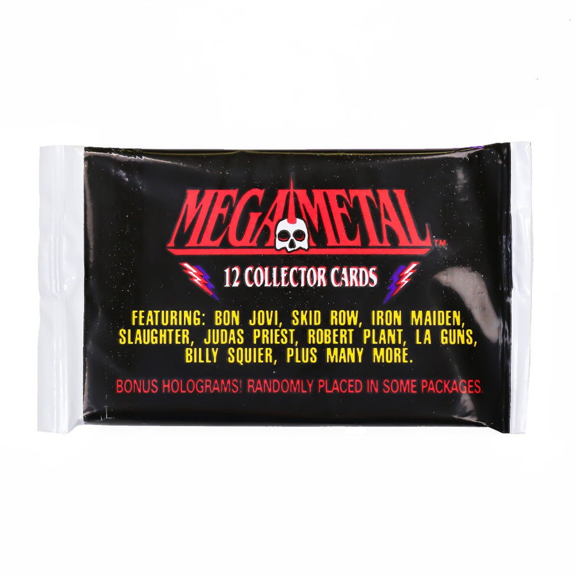 Vintage Impel Mega Metal Trading Cards ONE PACK Bon Jovi Iron - Etsy