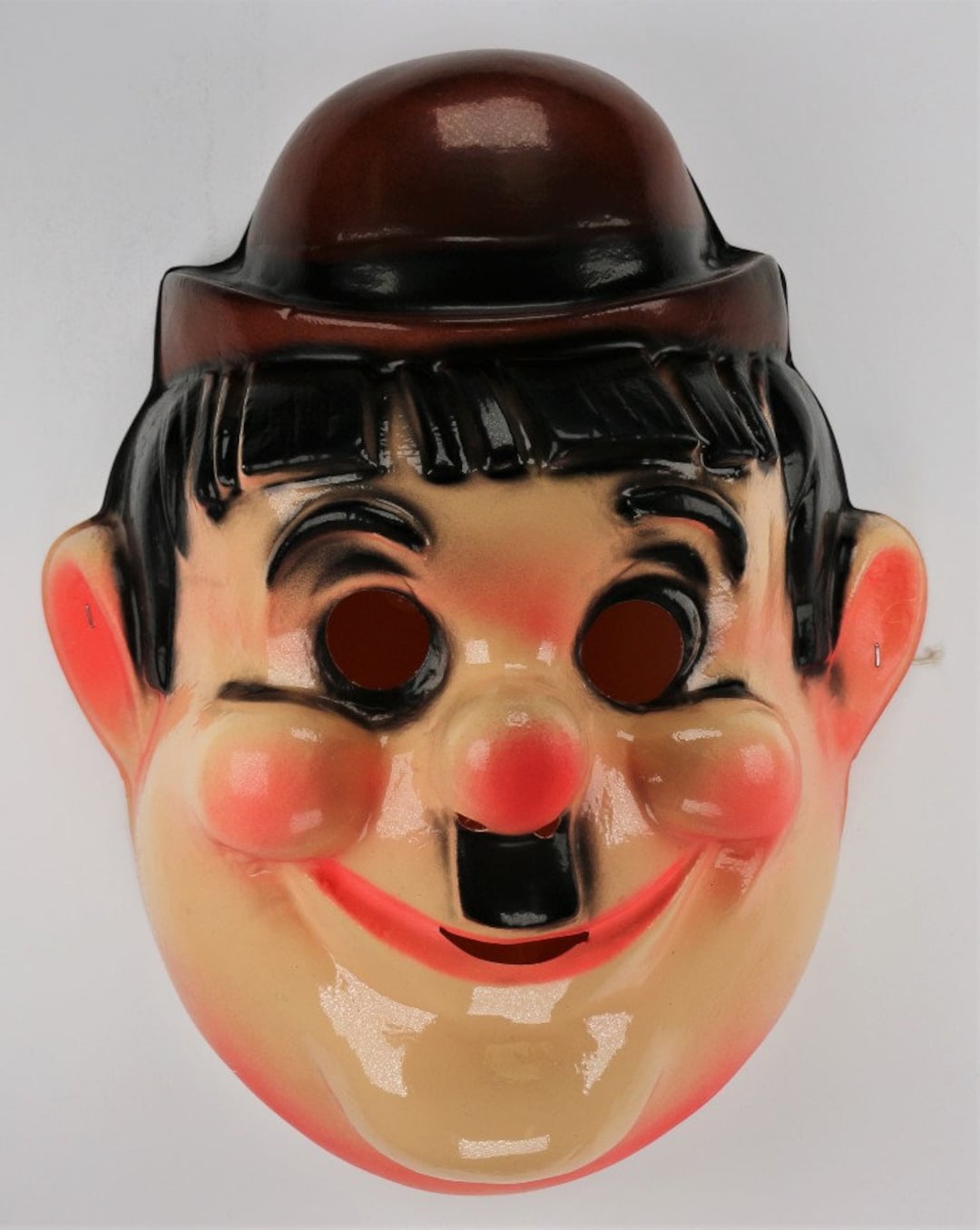 Vintage Laurel and Hardy Halloween Mask Cesar 1980s Oliver - Etsy