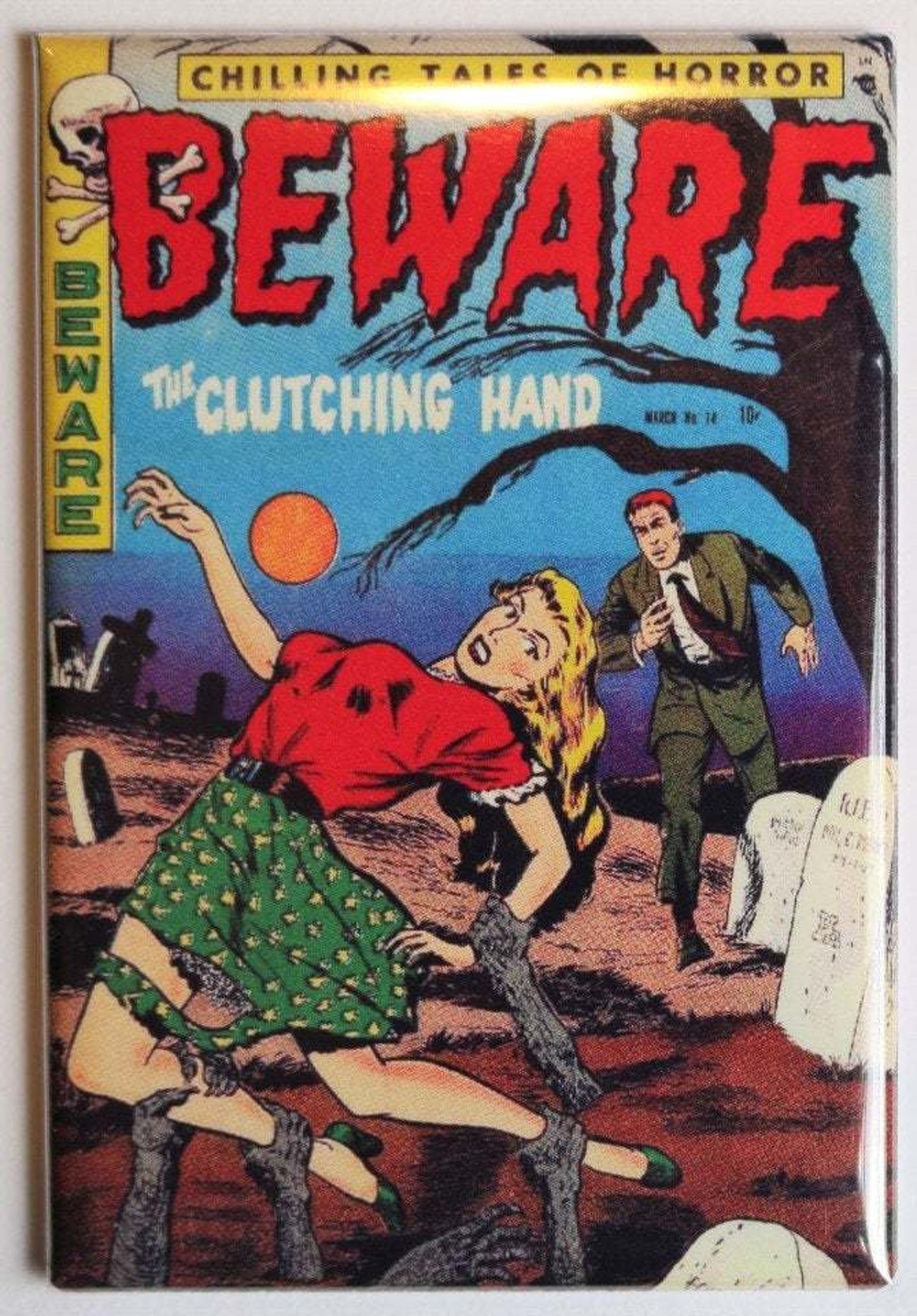 Beware Comics No 14 FRIDGE MAGNET Pin Up Girl Comic Book | Etsy
