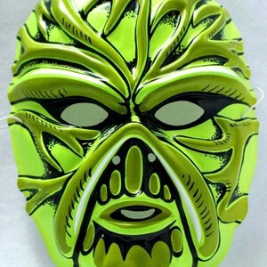 DC Comics Swamp Thing Vintage Halloween Mask 1990 Creature Monster PVC ...