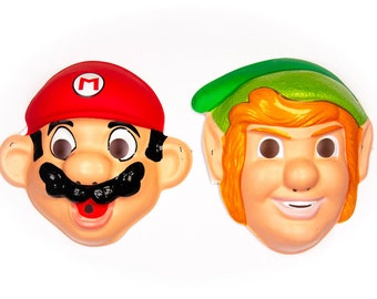 Vintage Ben Cooper Nintendo Mario Brothers Halloween Mask NES | Etsy