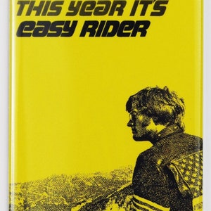 Easy Rider Movie Poster FRIDGE MAGNET Fonda Hopper Motorcycle Bike ...