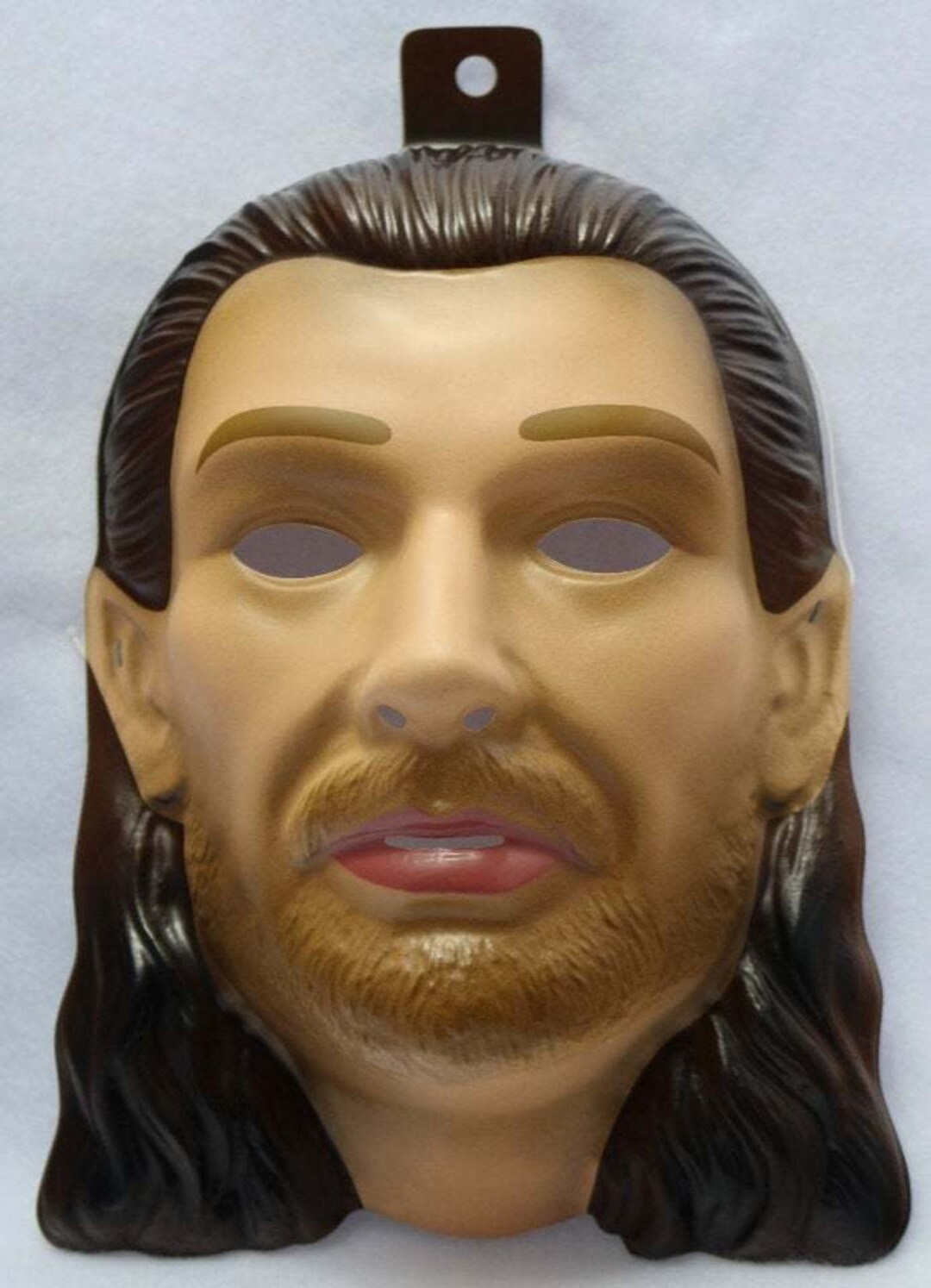 Qui Gon Jinn Halloween Mask Costume Cartoon PVC Star Wars - Etsy
