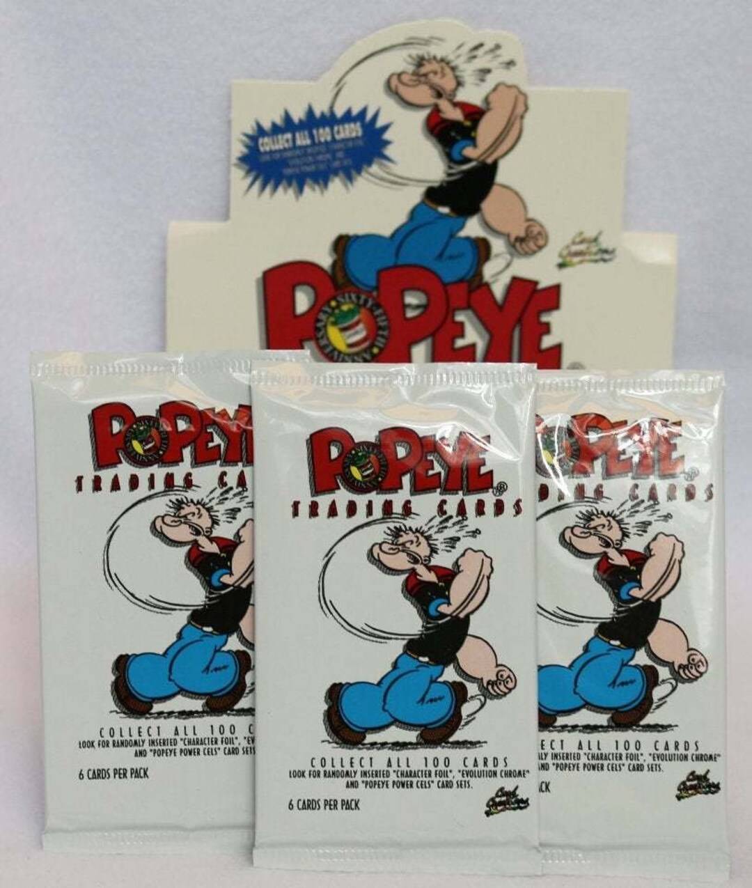 Popeye the Sailor Man Vintage Trading Cards THREE Packs Cartoon Collectors 1994 - Etsy
