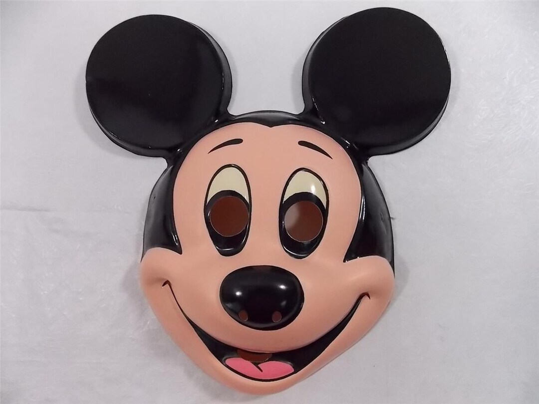 Vintage Mickey Mouse Halloween Mask Walt Disney Costume Ben Cooper ...